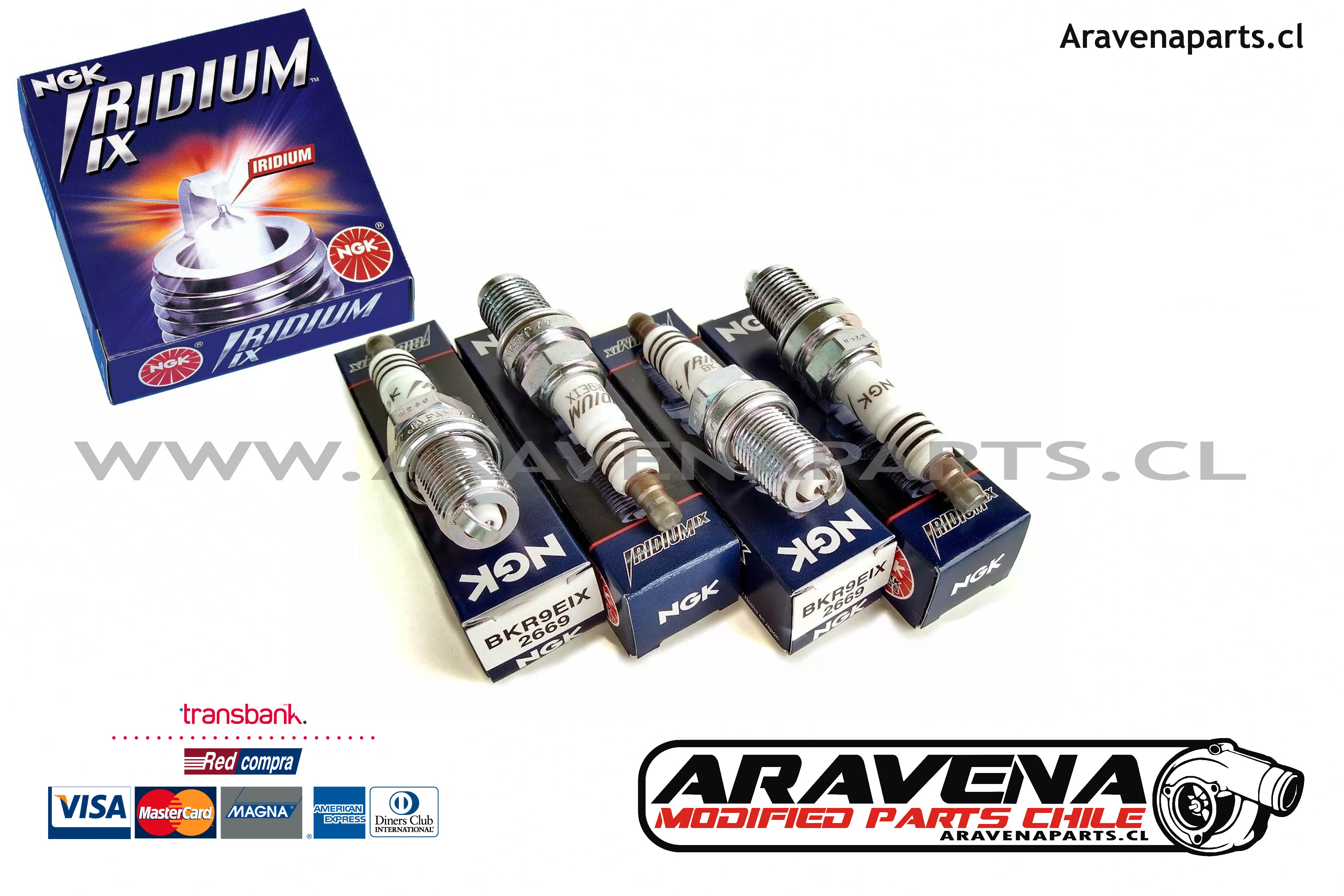 Bujia Ngk BKR9EIX Iridium - Aravena Parts